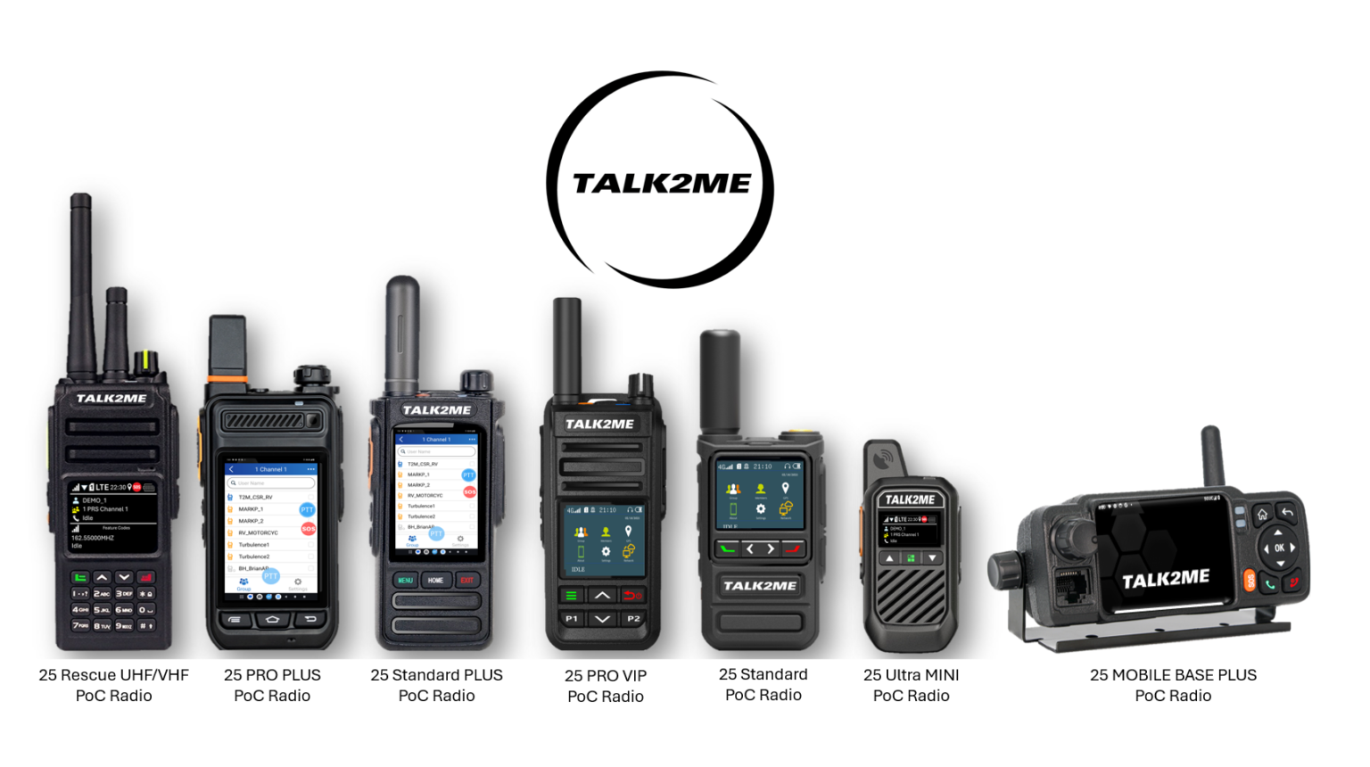 Nationwide 2-Way Walkie Talkie Radio from talk2me USA